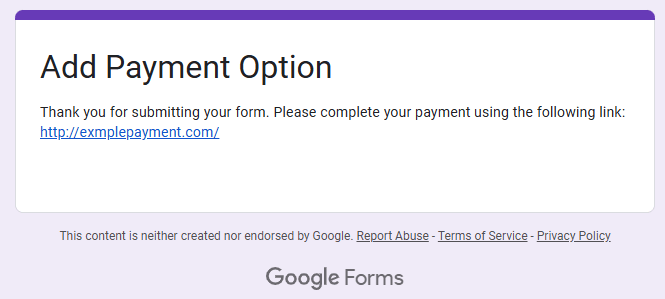 How to Add Payment Option in Google Form - Supatool